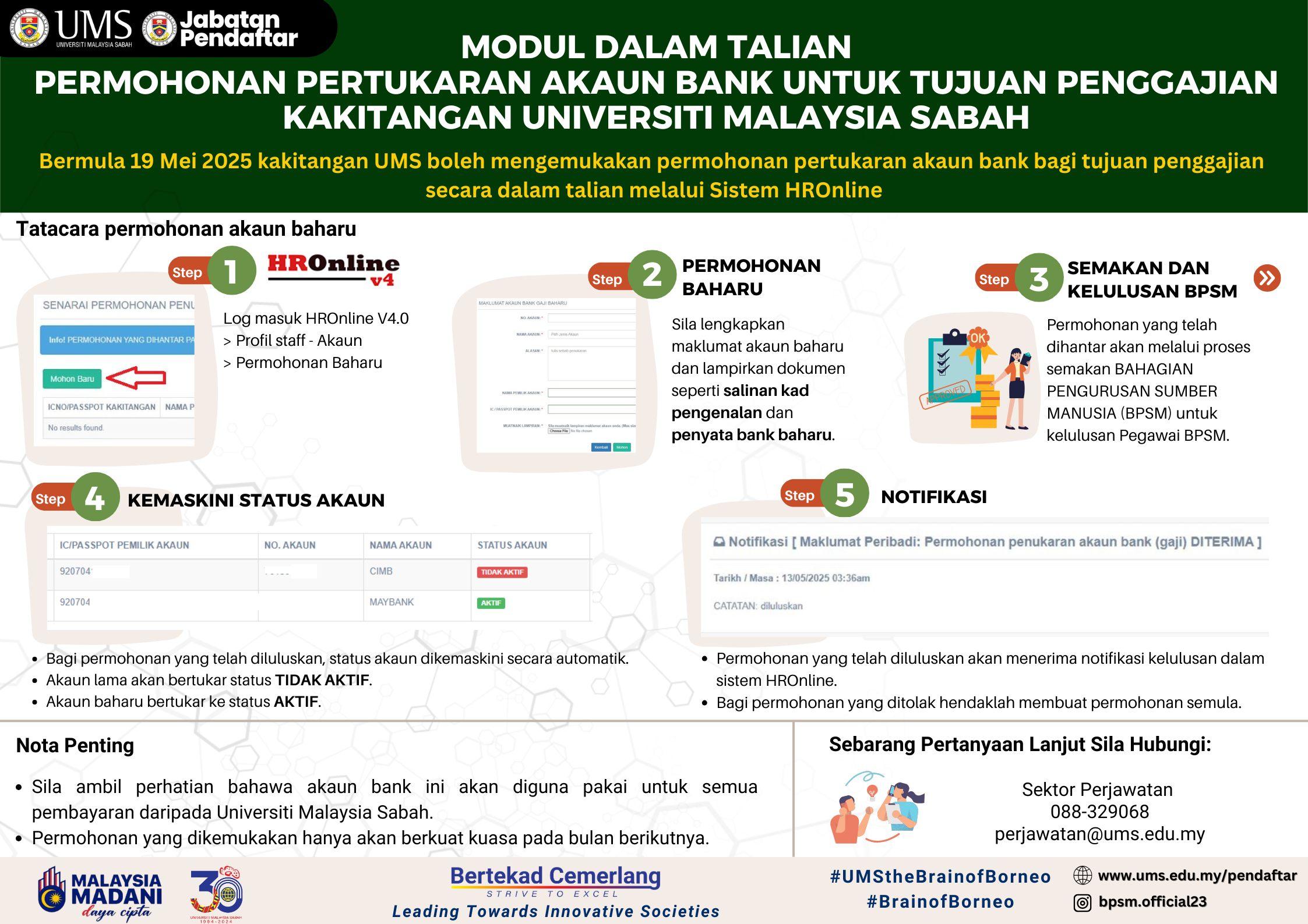 Log-Masuk ke HROnline v4.0